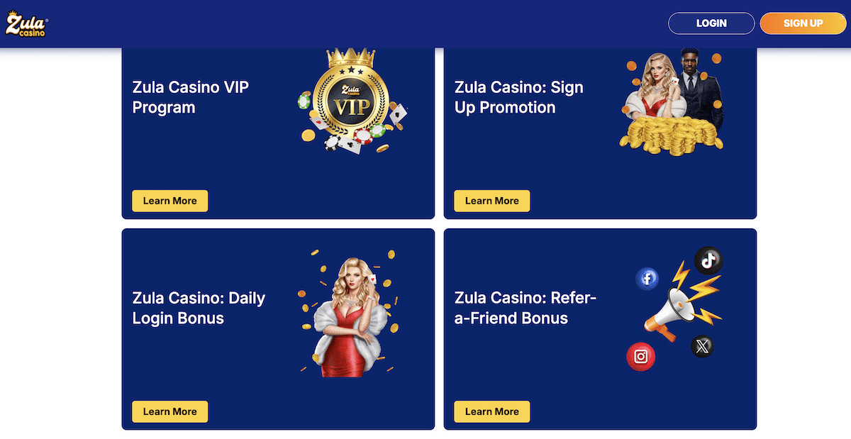 Zula Casino Review & Promo Codes 2026 - Is Zula Casino Legit?