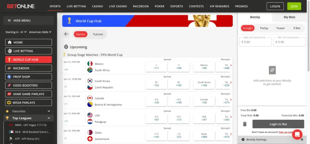 Best World Cup Betting Sites & World Cup Betting Apps in 2026