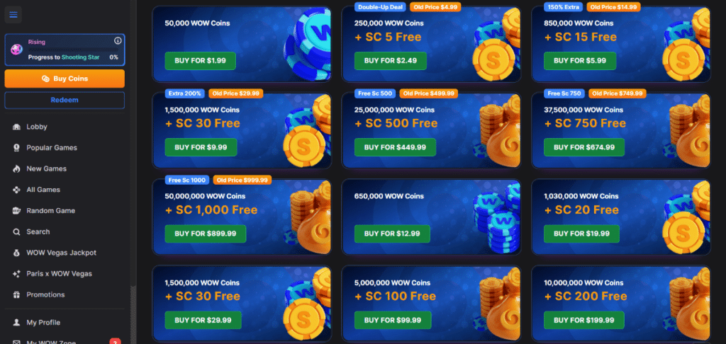 WOW Vegas Casino Review & Promo Codes 2026 - Is it Legit?